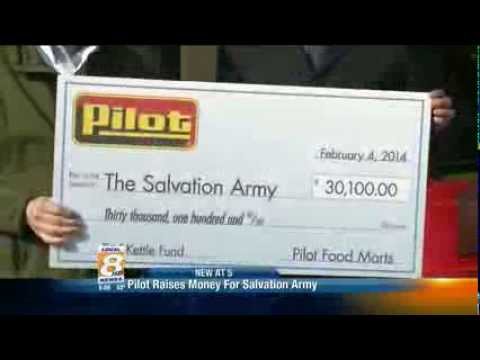 Pilot Flying J Presents $30,100 donation to The Salvation Army WVLT Local 8 News 5pm reports