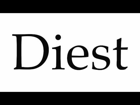 How to Pronounce Diest