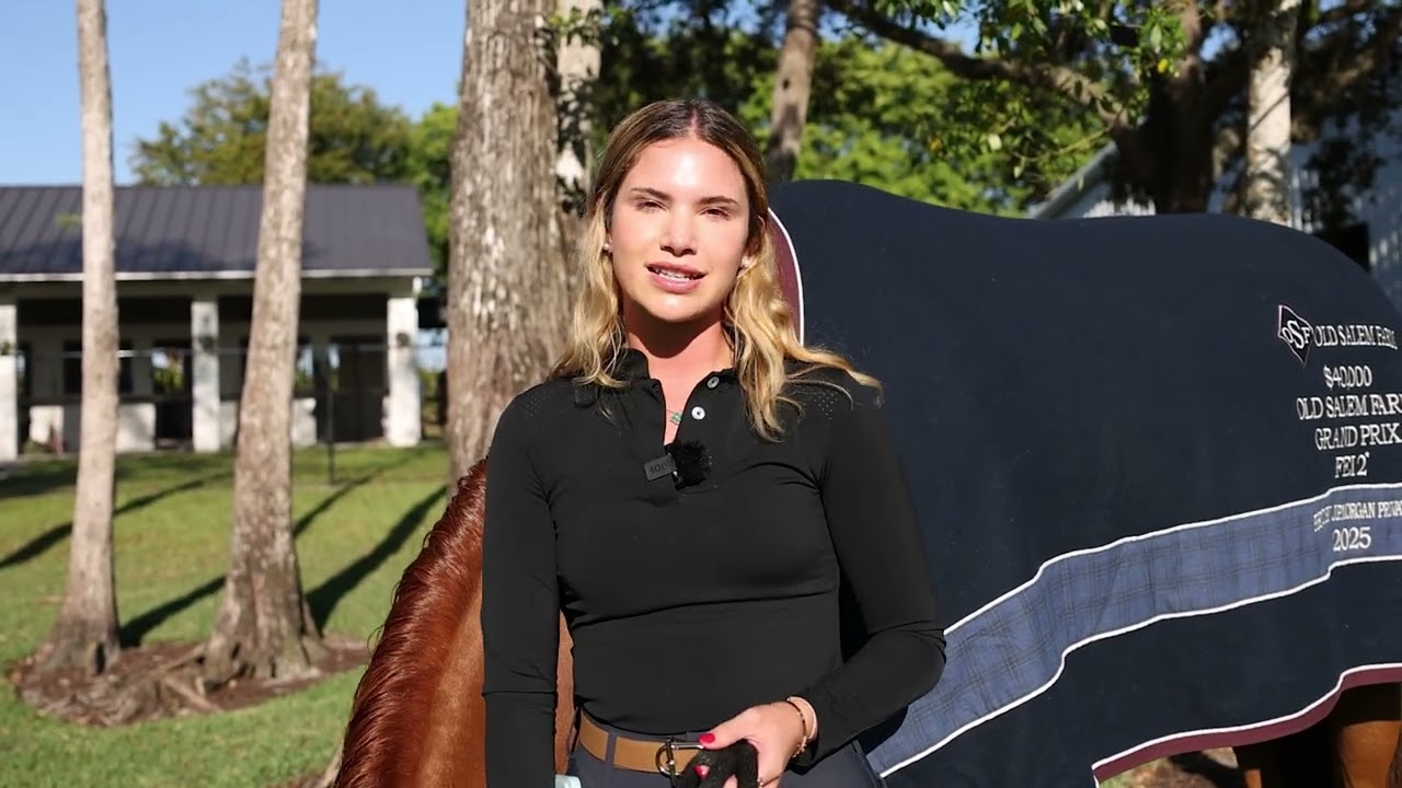 Elena Haas and Claude | Qualified for the Rolex US Equestrian Open Grand Prix