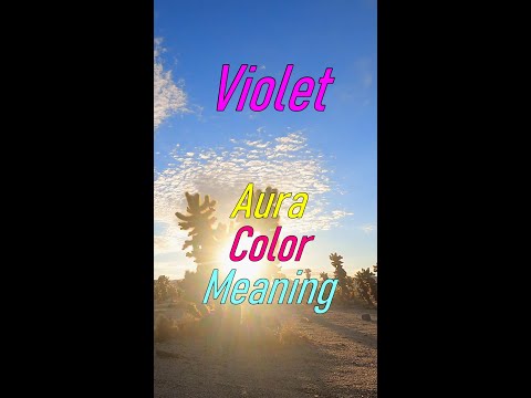 Violet Aura Color Meaning #shorts #aura #spirituality #ascension