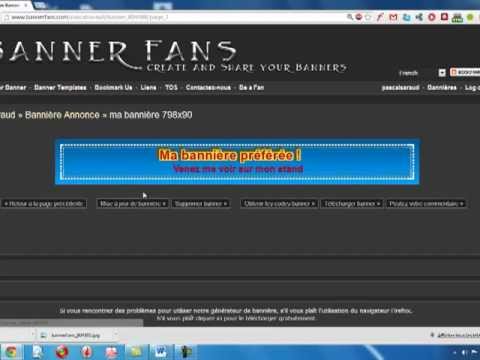 Tutoriel création d'une bannière