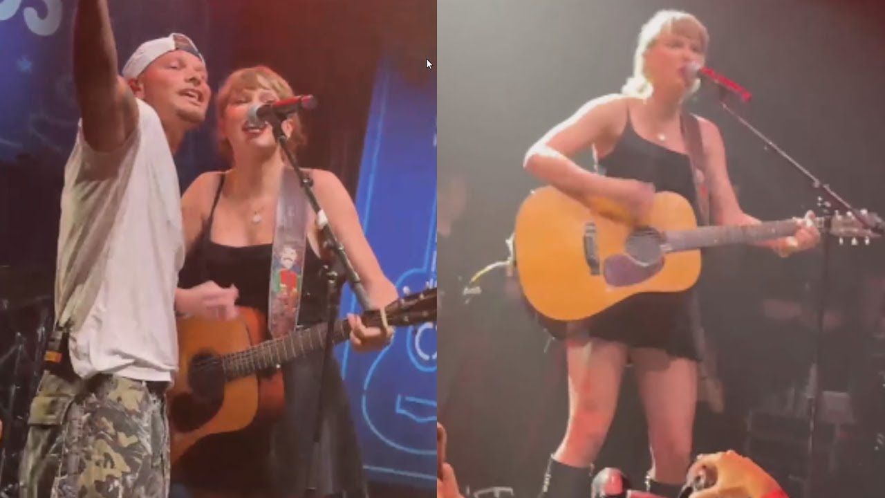 Taylor Swift SURPRISES at Travis Kelce’s Tight Ends & Friends Concert (FULL VIDEO)