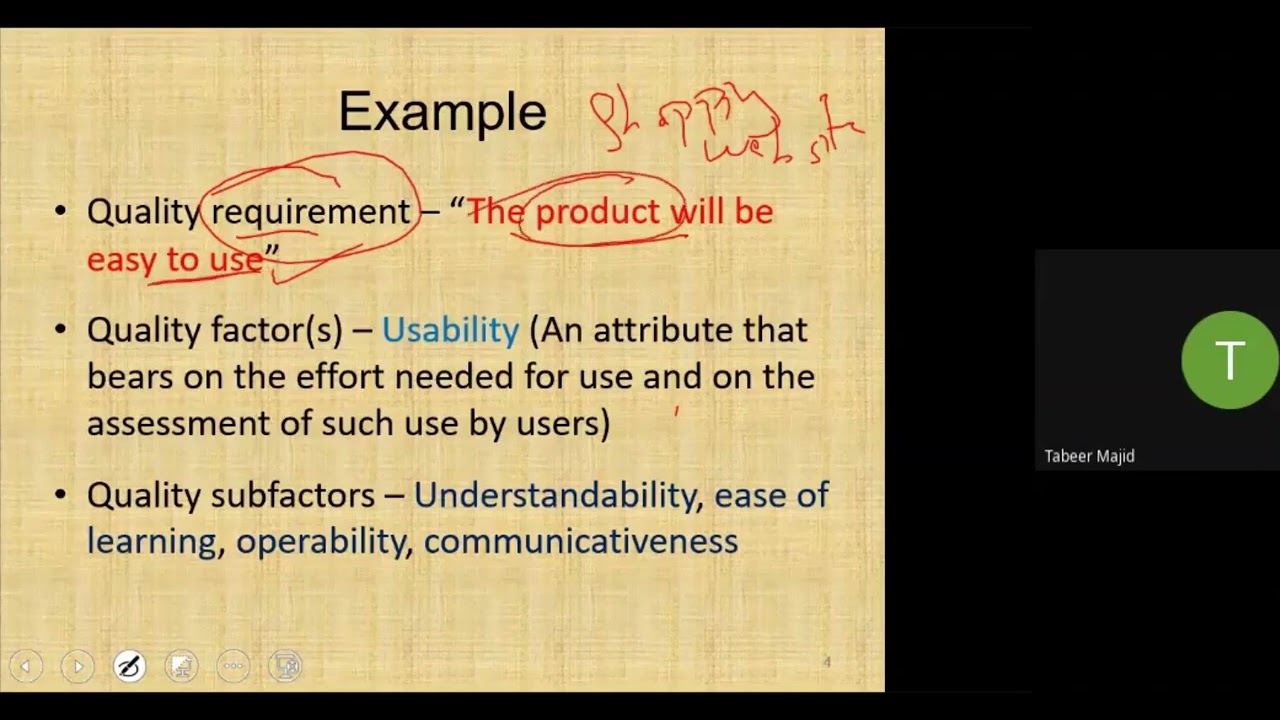 Software Quality Engineering Tutorial # 4- Quality Frameworks part 1