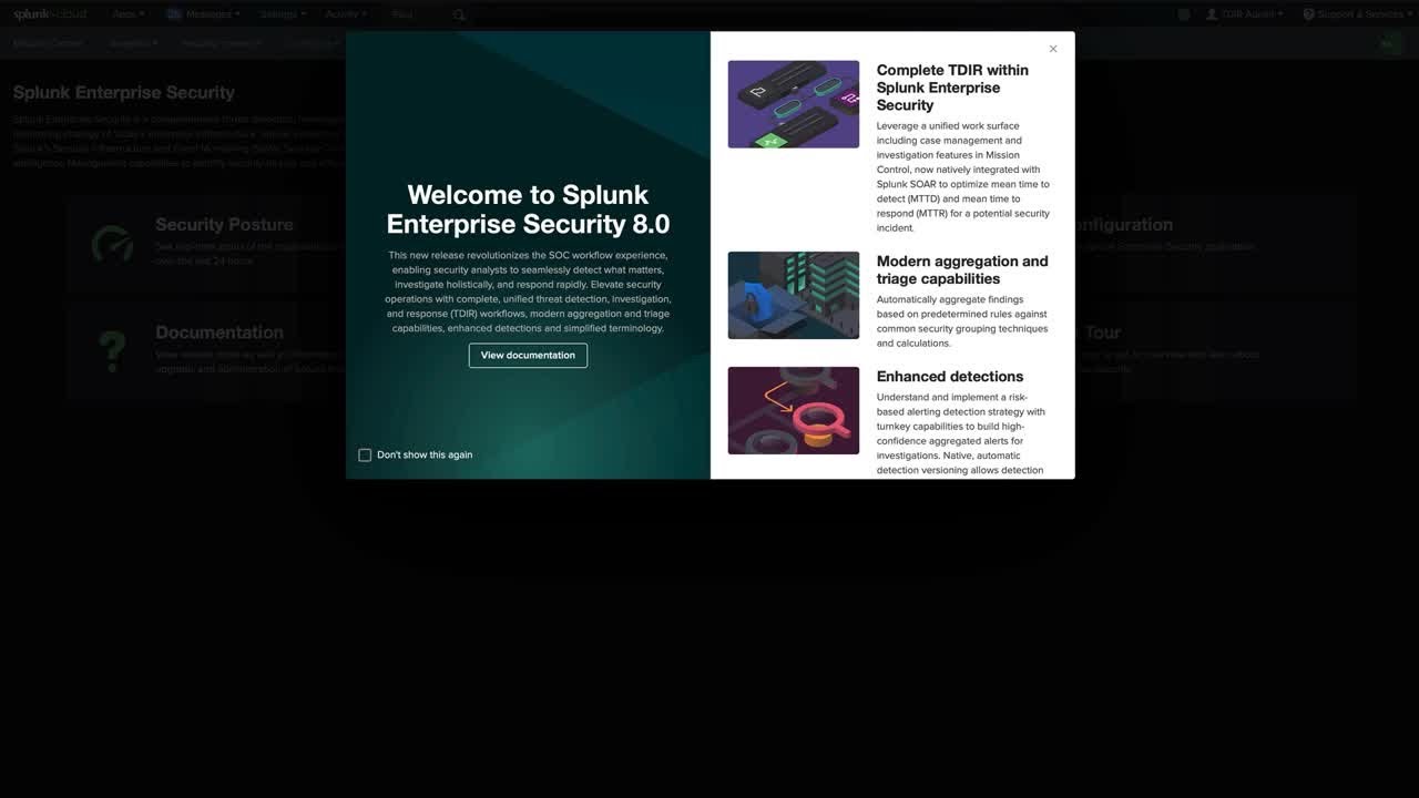 Splunk Enterprise Security 8.0 Comprehensive Demo - The Market-Leading SIEM for the SOC of the Futur