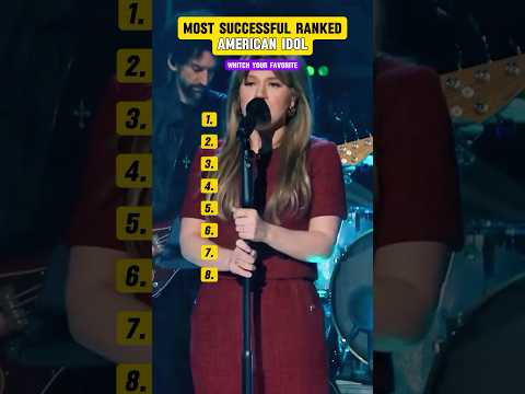 Most successful American Idol contestants #americanidolaudition #americanidolwinner