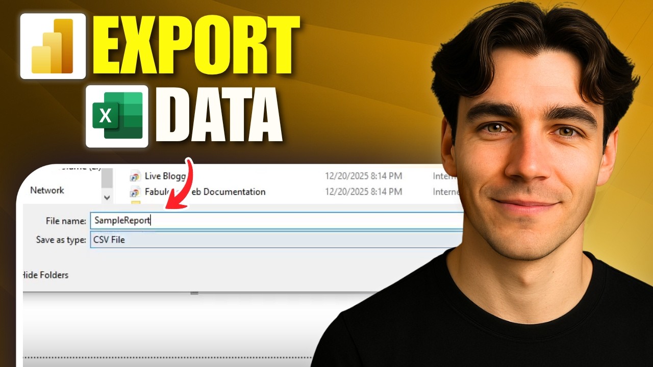 How to Export Power BI Report Data Into Excel Or CSV (Tutorial 2026)