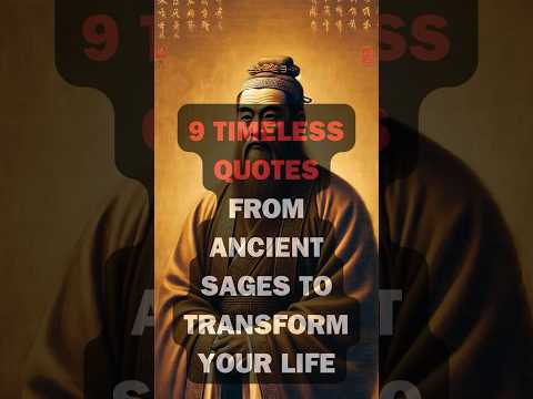 9 Timeless Quotes from Ancient Sages to Transform Your Life | #lifequotes #motivational
