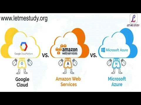 AWS vs Azure vs GCP | Amazon Web Services vs Microsoft Azure vs Google Cloud Platform | Let Me Study