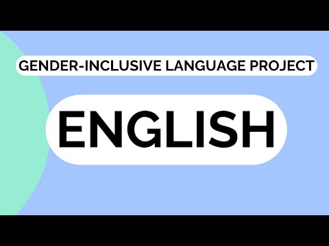 Gender-Inclusive Language Project: English