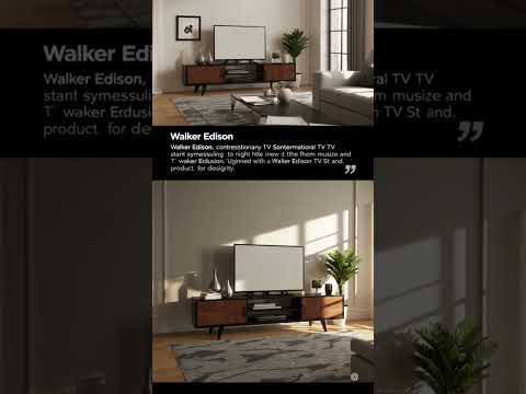 Stylish Solid Wood TV Stand for 50” TVs