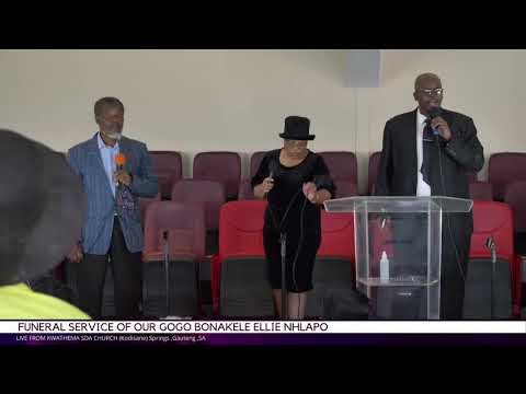 Funeral Service Of Gogo Bonakele Elllie Nhlapo