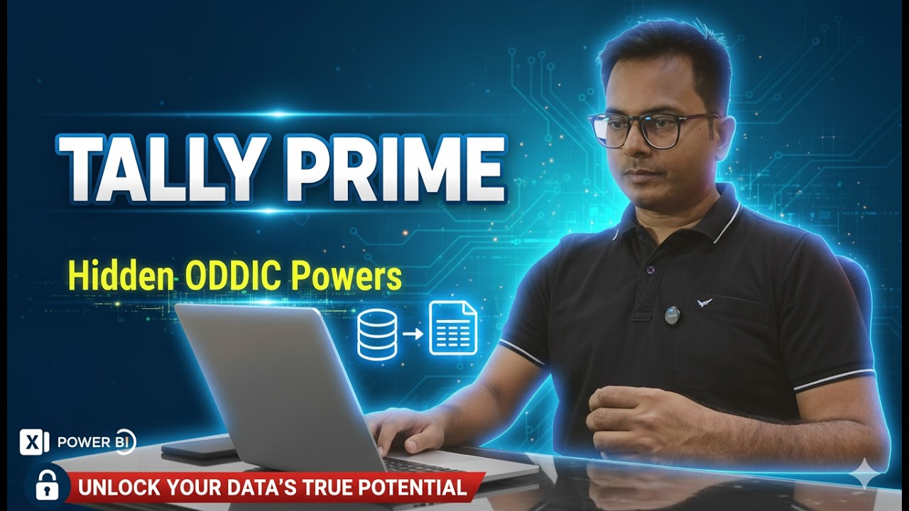 TallyPrime Hidden Power to Scrap Data | TALLYPRIME SQL ODBC AND EXCEL POWER BI @LearnWell