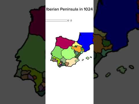 Iberian Peninsula in 1024. #map #mapper #europe #history