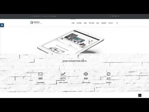 Mixed Modern and Professional HTML Template