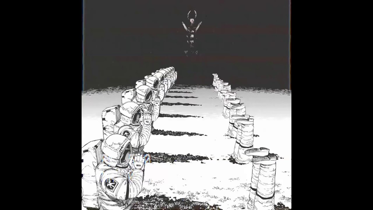 chainsaw man astronaut panel animated