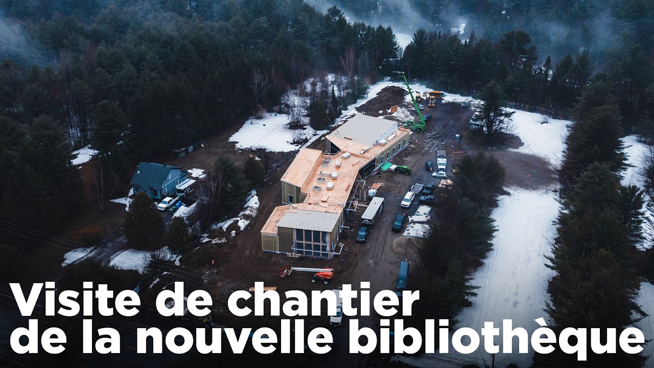 EN PRIMEUR : première visite de chantier de la nouvelle bibliothèque
