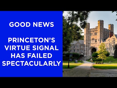 Princeton's virtue signal has bitten them in the backside as Dept. of Education opens investigation