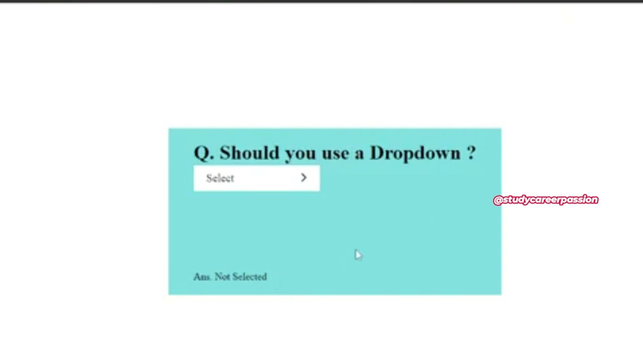 Dropdown React Skill Test Ninja Coding Project