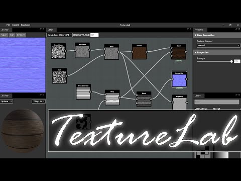 TextureLab -- Free & Open Source Texture Tool
