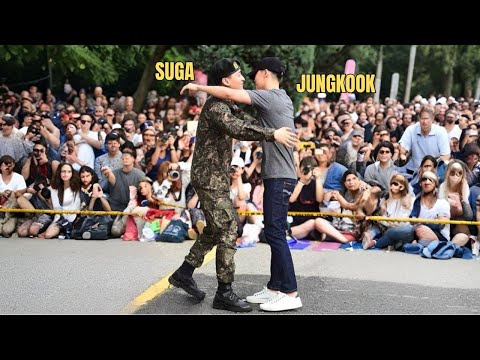 Jungkook’s Emotional Hug for SUGA After Military Discharge – BTS Reunion Begins!