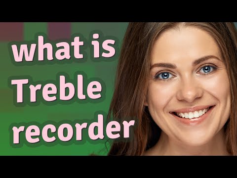 Treble recorder | meaning of Treble recorder