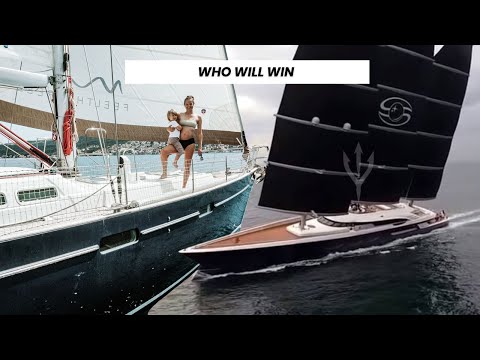 We Almost ENTERED the Black Pearl | sailing family vs super yacht crew