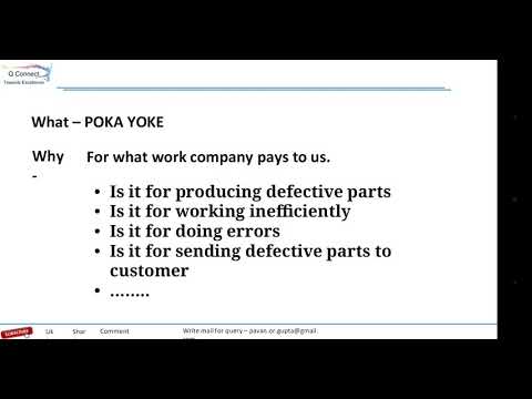 Poka-Yoke in Hindi and English