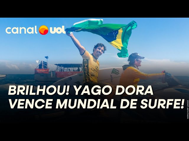 WSL: Yago Dora é campeão mundial de surfe de 2025