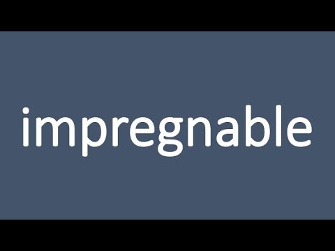Impregnable meaning - impregnable pronunciation - impregnable sentences #impregnablemeaning