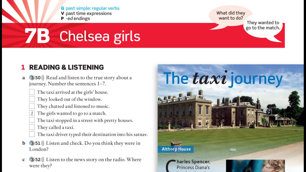 English File Elementary Students Book 3rd edition 7B 3.50 - 3.57 /3.52 #english #chelsea