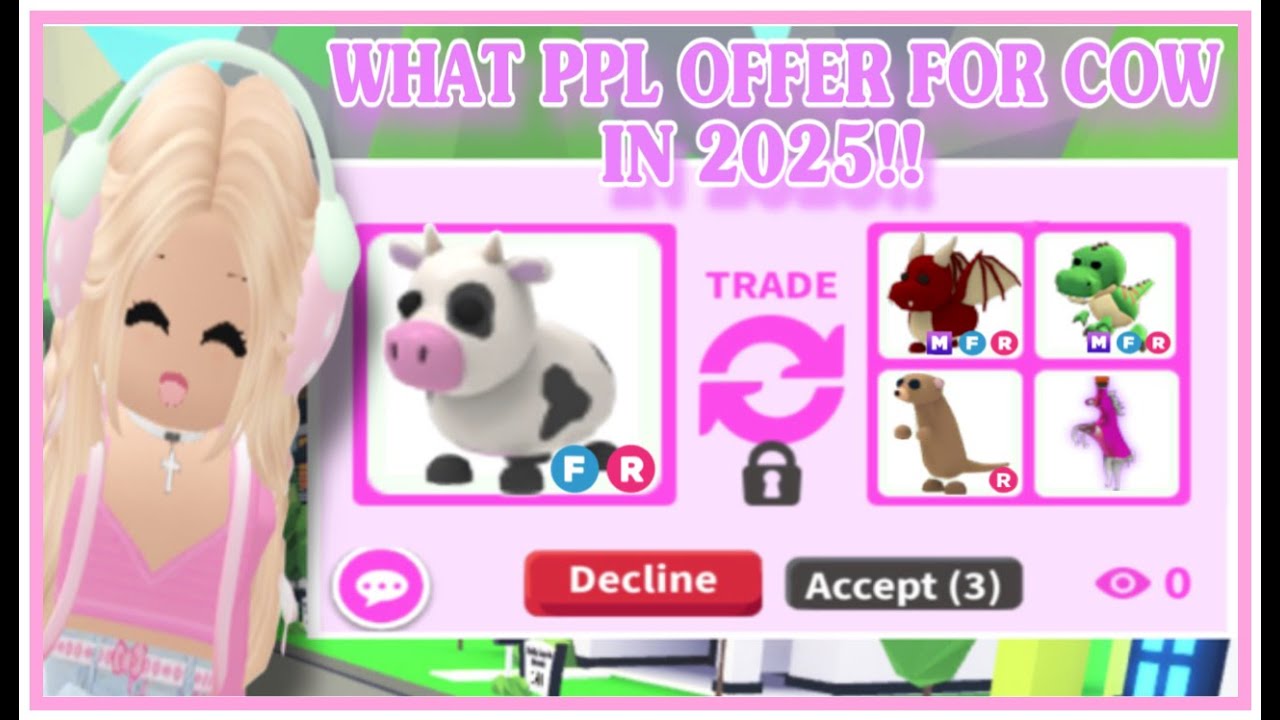 ✨🐮Trading COW in Adopt Me!✨ What's it Worth in 2025?! 🤯