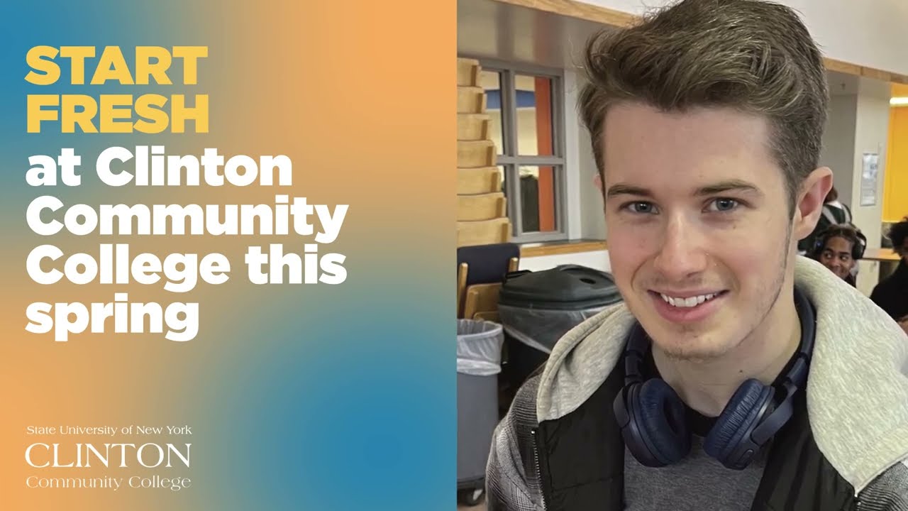 Start Fresh This Spring | January 2025 | Clinton Community College