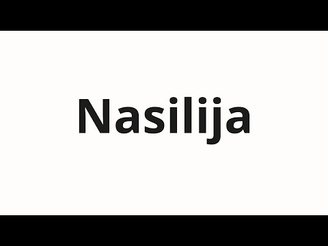 How to pronounce Nasilija | Насилия (Violence in Russian)