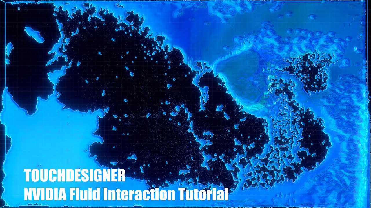 Touchdesigner-NVIDIA Fluid Interaction Tutorial#td #touchdesigner