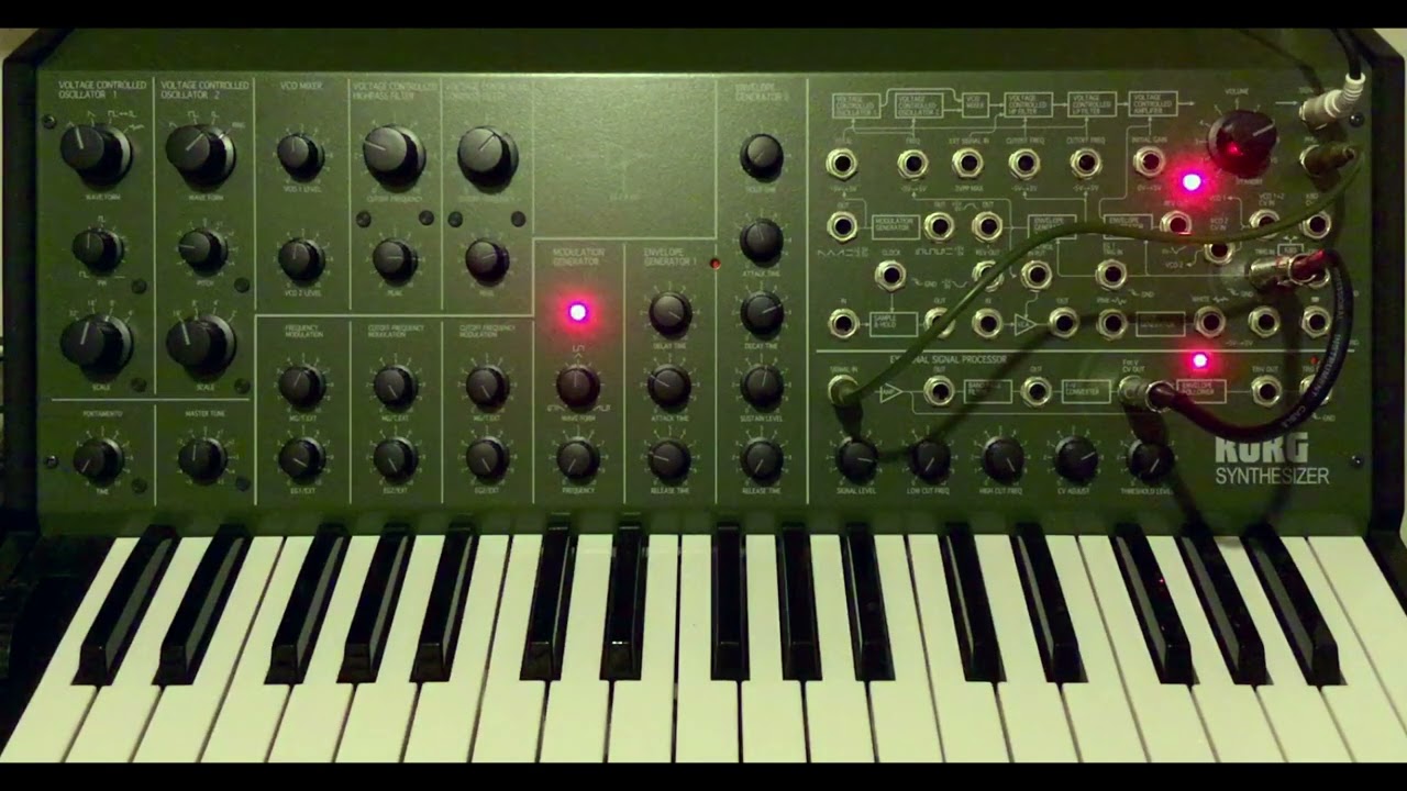 Korg MS-20 | 108th self-playing patch #2WireChallenge