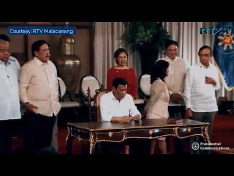 PHILIPPINE NATIONAL ID SYSTEM SIGNED BY PRESIDENT DUTERTE