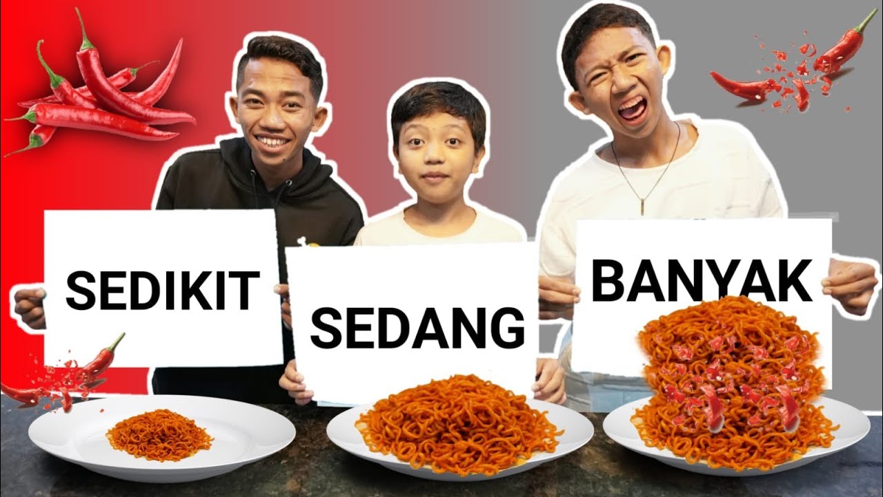 SPICY FOOD CHALLENGE!! LITTLE, MEDIUM, OR MUCH!!😱 | Mikael TubeHD