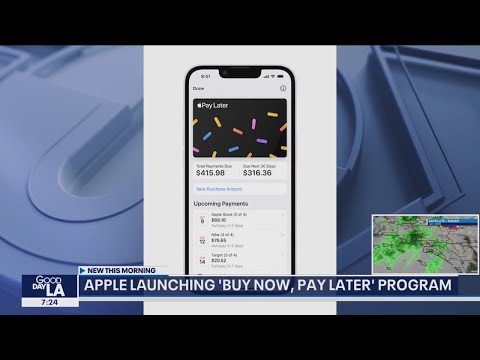 Apple launches its own buy now, pay later service