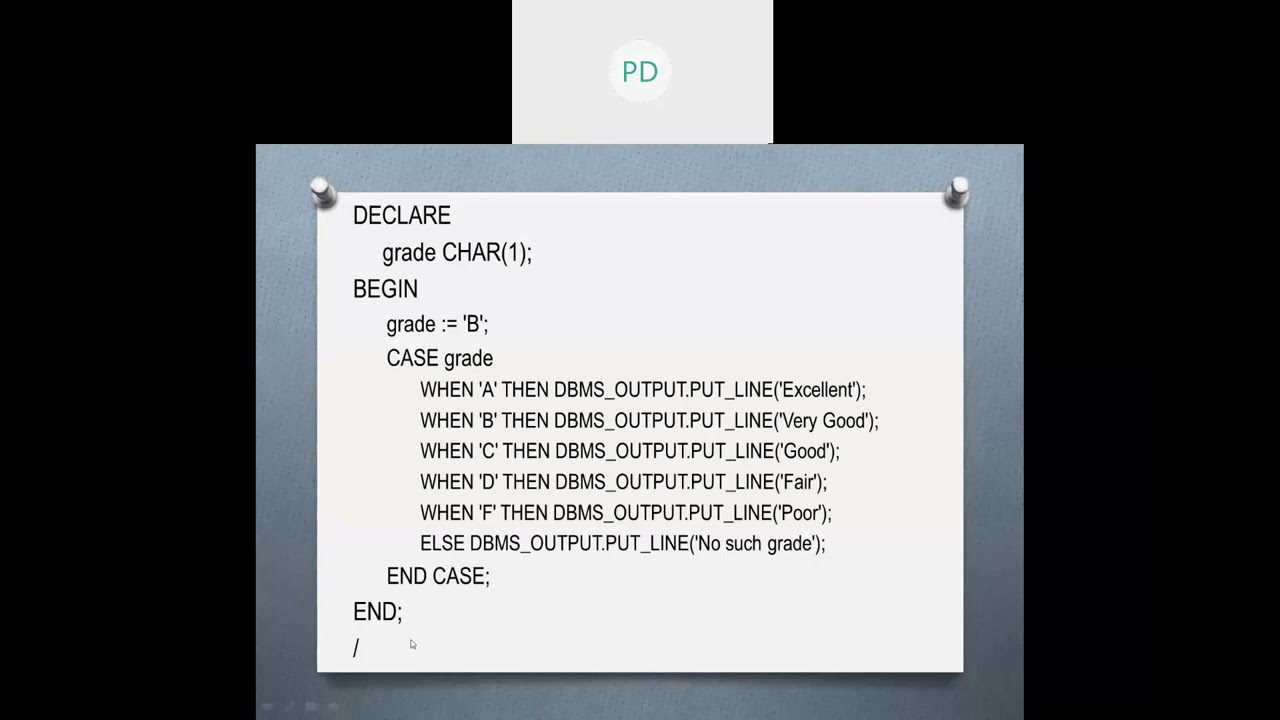 PL SQL Control Structures