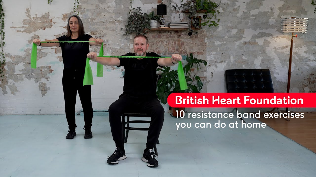 10 resistance band exercises you can do at home