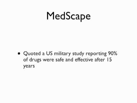 SurvivalMedicine #13 -- Med Shelf Life
