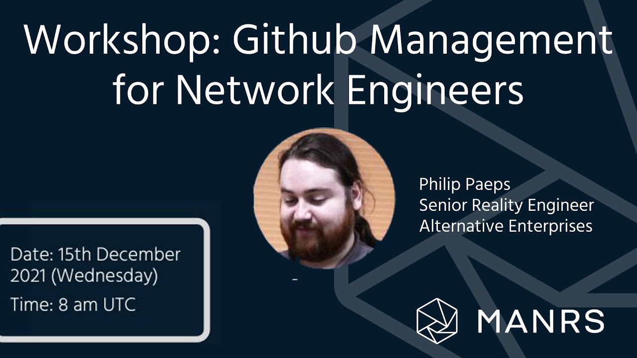 Github Management for Network Engineers