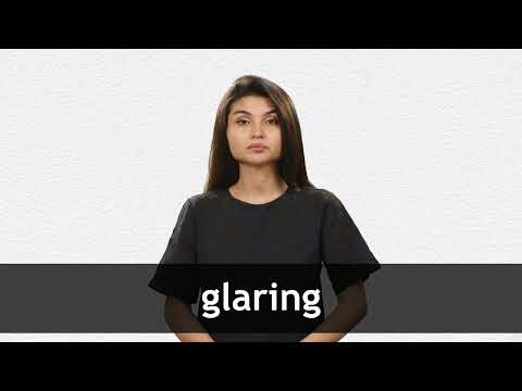 GLARING definition in American English | Collins English Dictionary