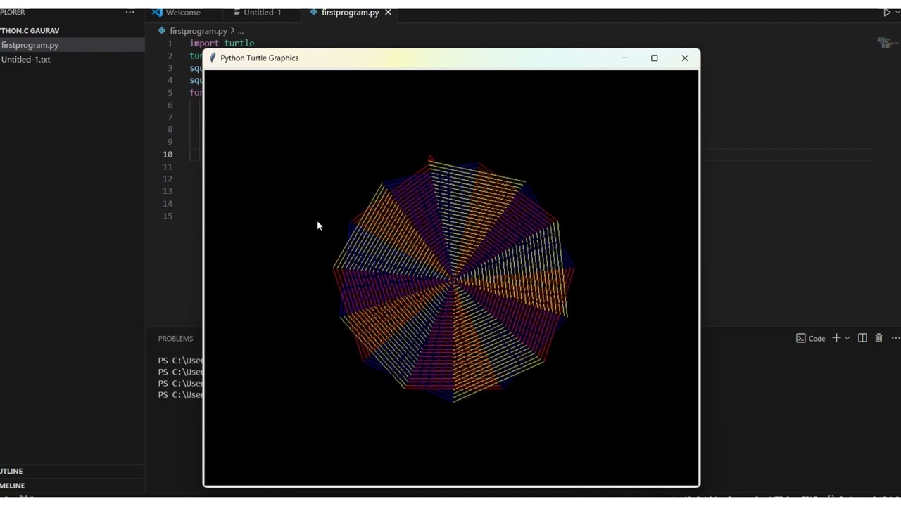 #How to create python syntax Amazing Design