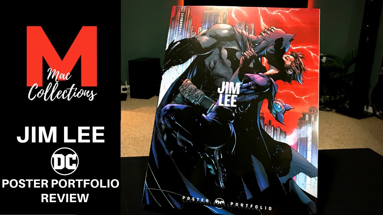 JIM LEE DC POSTER PORTFOLIO  FLIP THROUGH & REVIEW