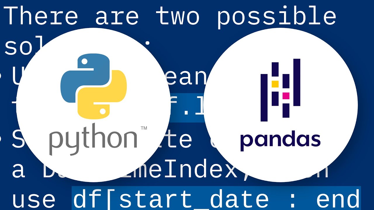 Select DataFrame rows between two dates