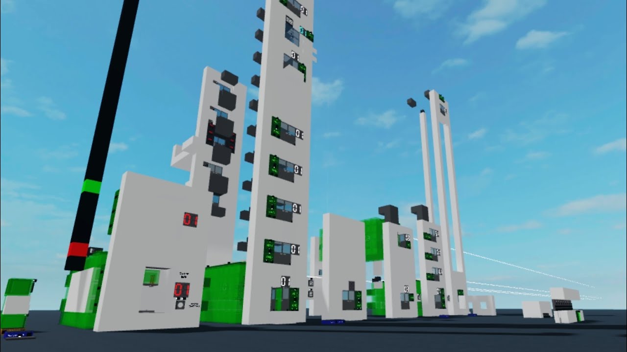 Elevator Tower 54 meters By: @ClouD-r7d Build Logic Roblox