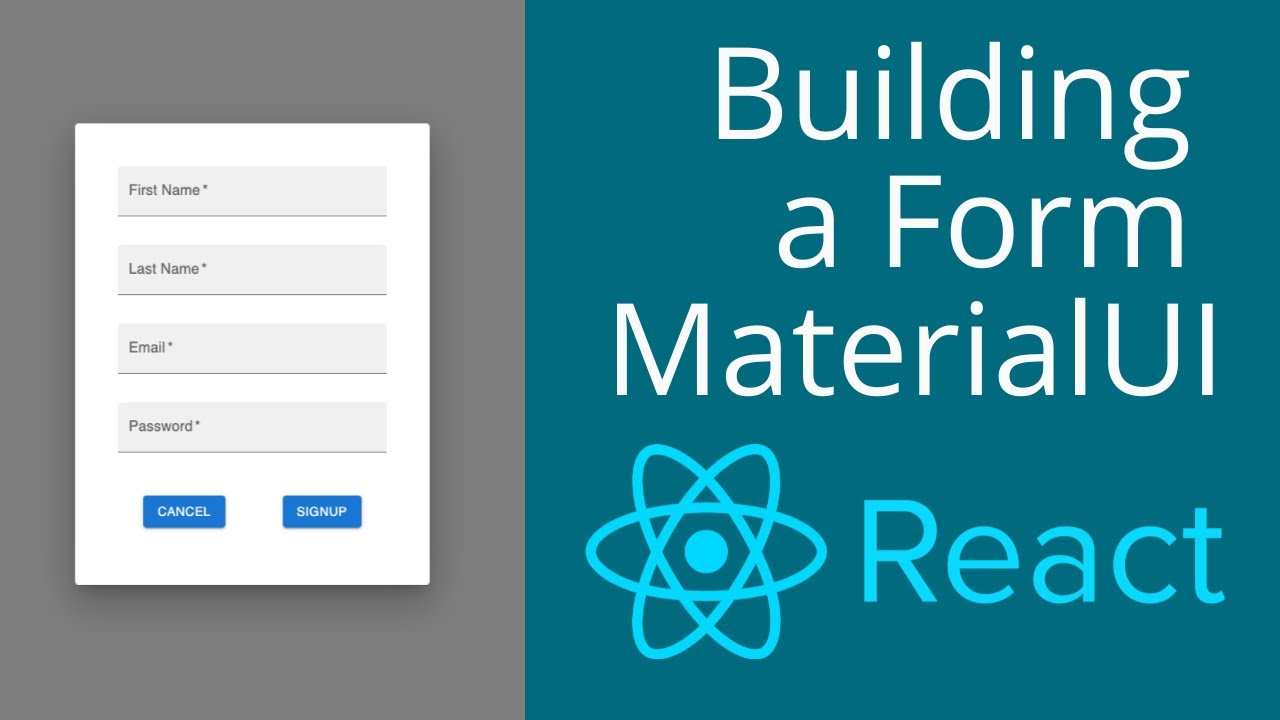How To Make A Form Modal With Material UI V5 | Tutorial