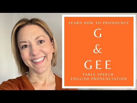 How to Pronounce GEE & the Letter G - American English Homophone Pronunciation Lesson