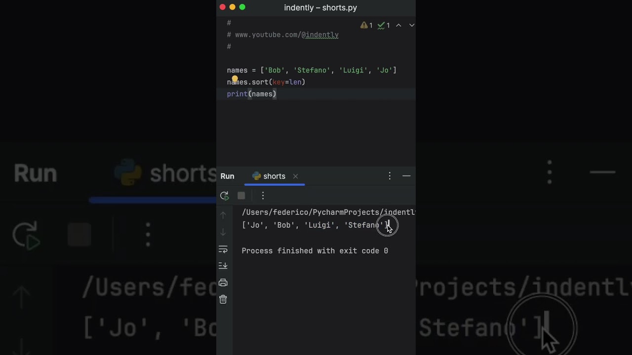 Sorting lists in Python is easy #python #pythonprogramming #learnpython